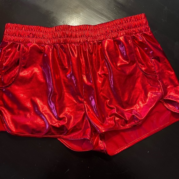 Spirit | Shorts | Adult Red Shorts Cheer Shorts | Poshmark